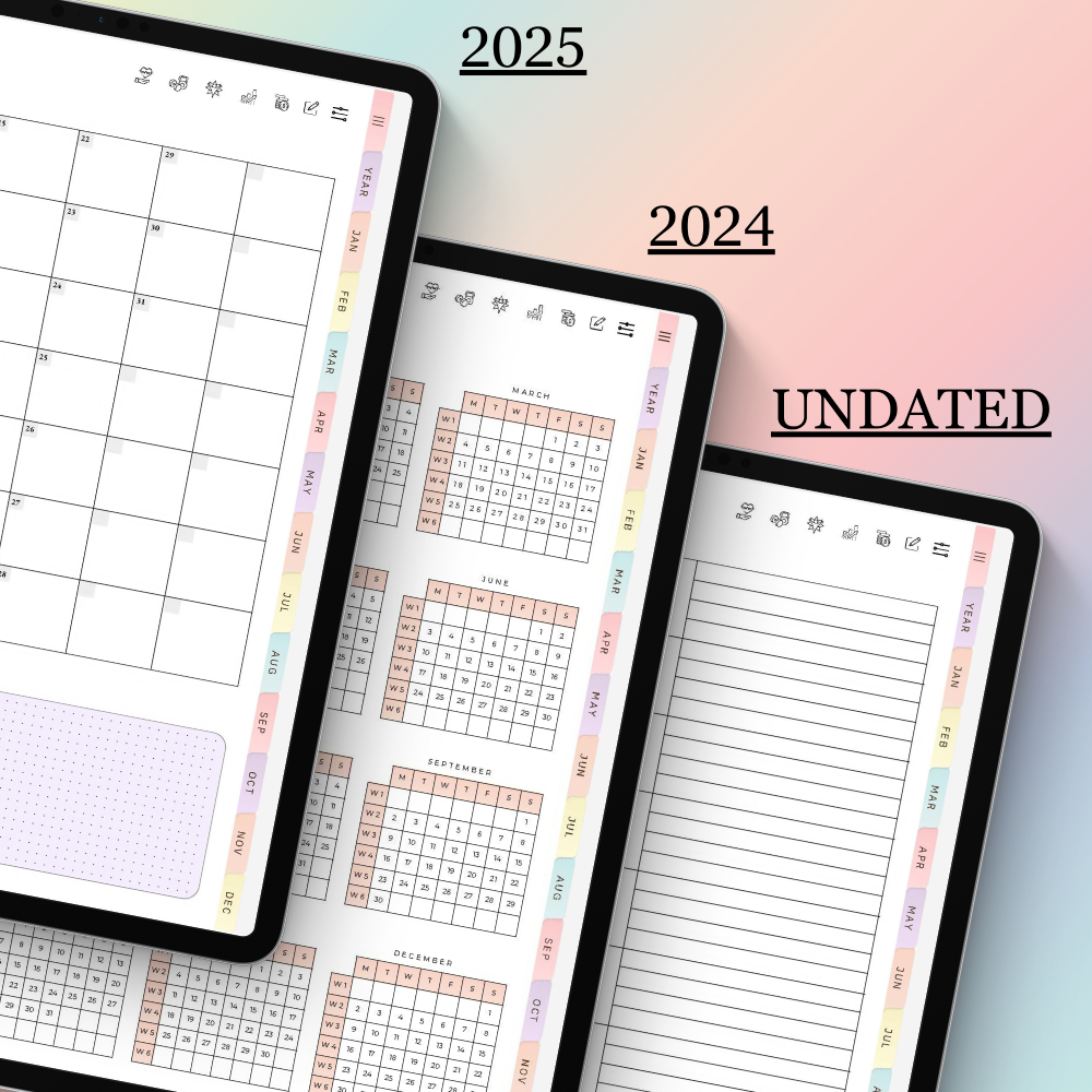 Undated Digital Planner – Digital Planner